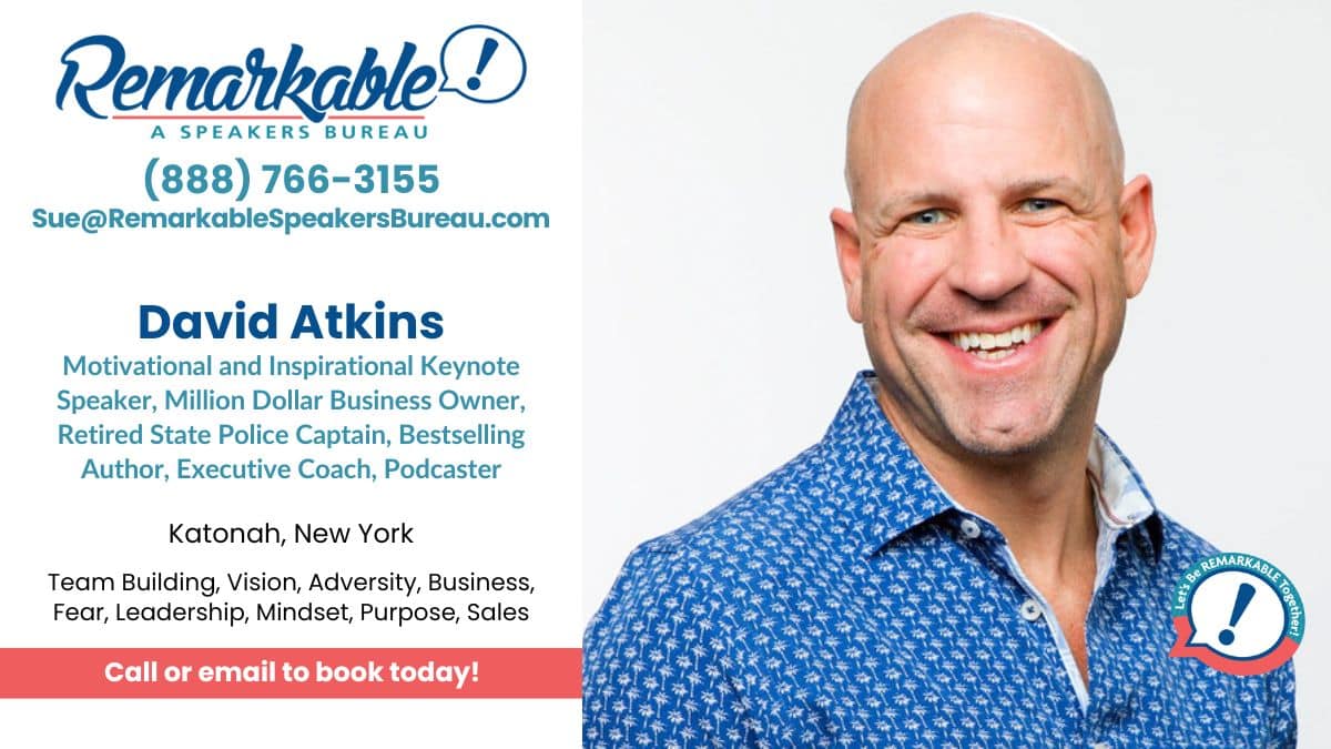 David Atkins, CVP - Remarkable! A Speakers Bureau